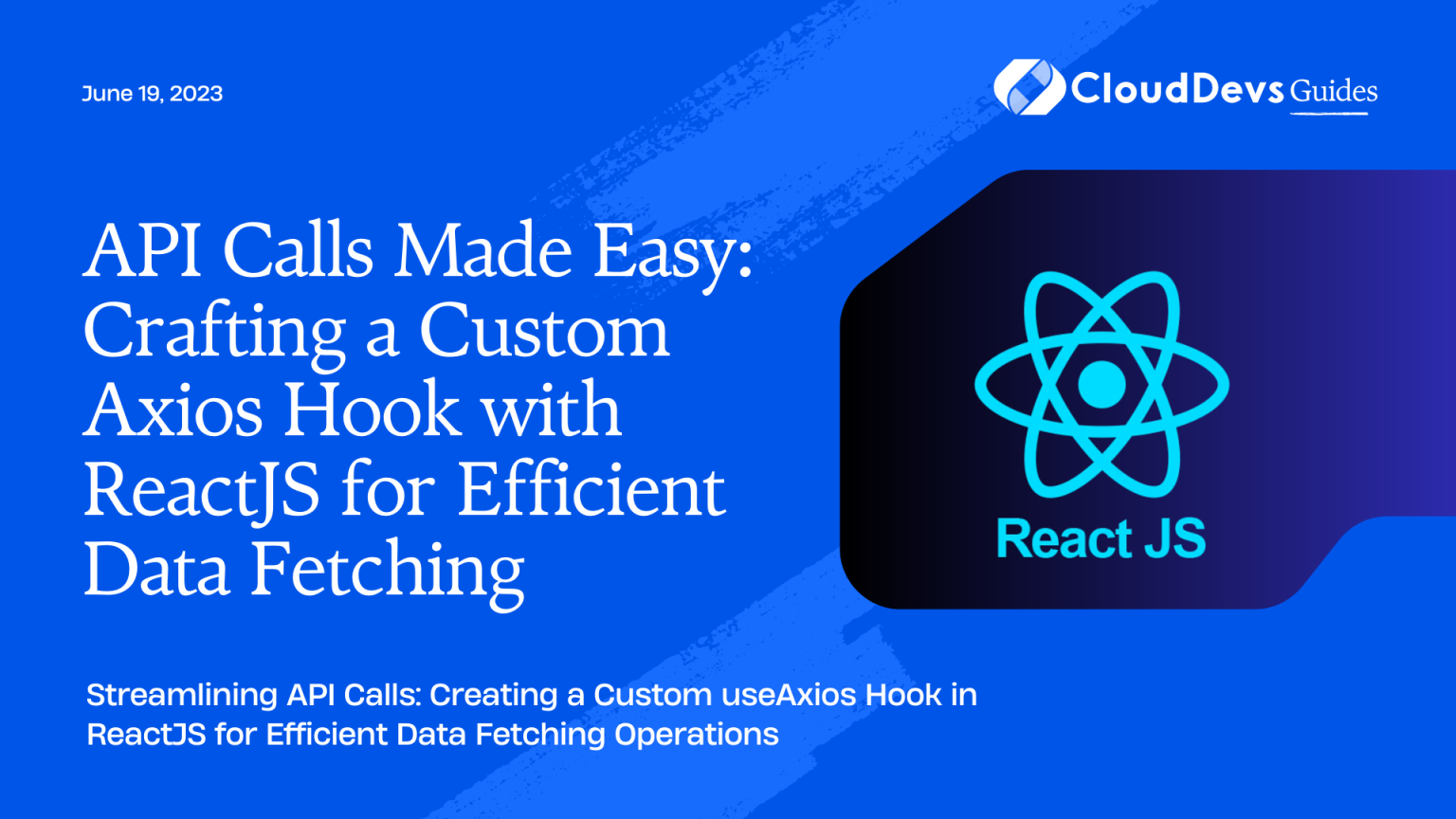Api Calls Made Easy Crafting A Custom Axios Hook With Reactjs For