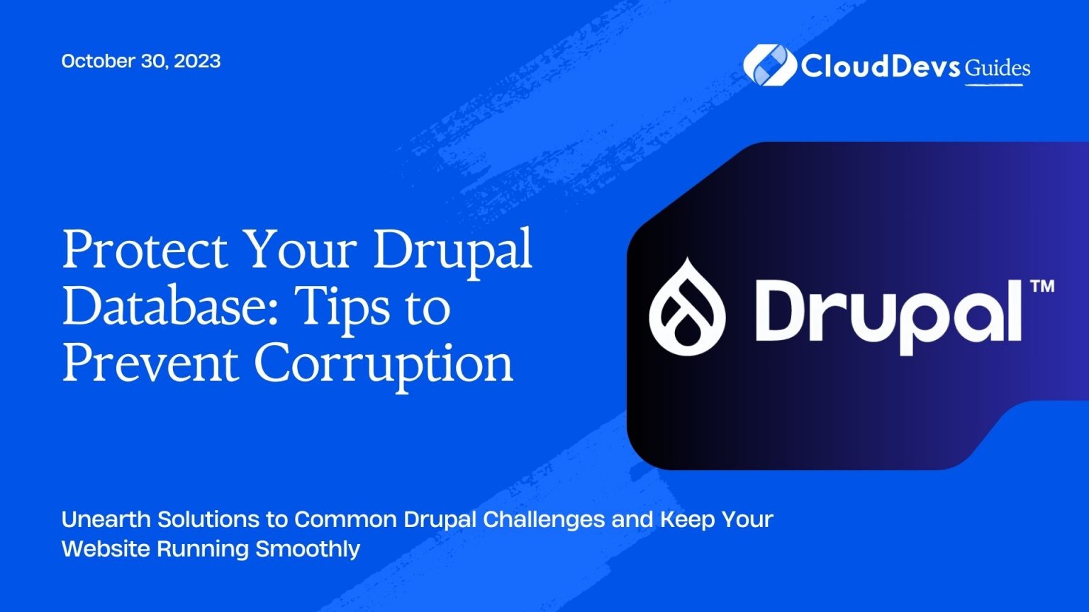 Protect Your Drupal Database: Tips to Prevent Corruption