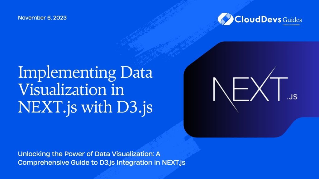 Implementing Data Visualization in NEXT.js with D3.js