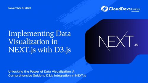 Implementing Data Visualization in NEXT.js with D3.js