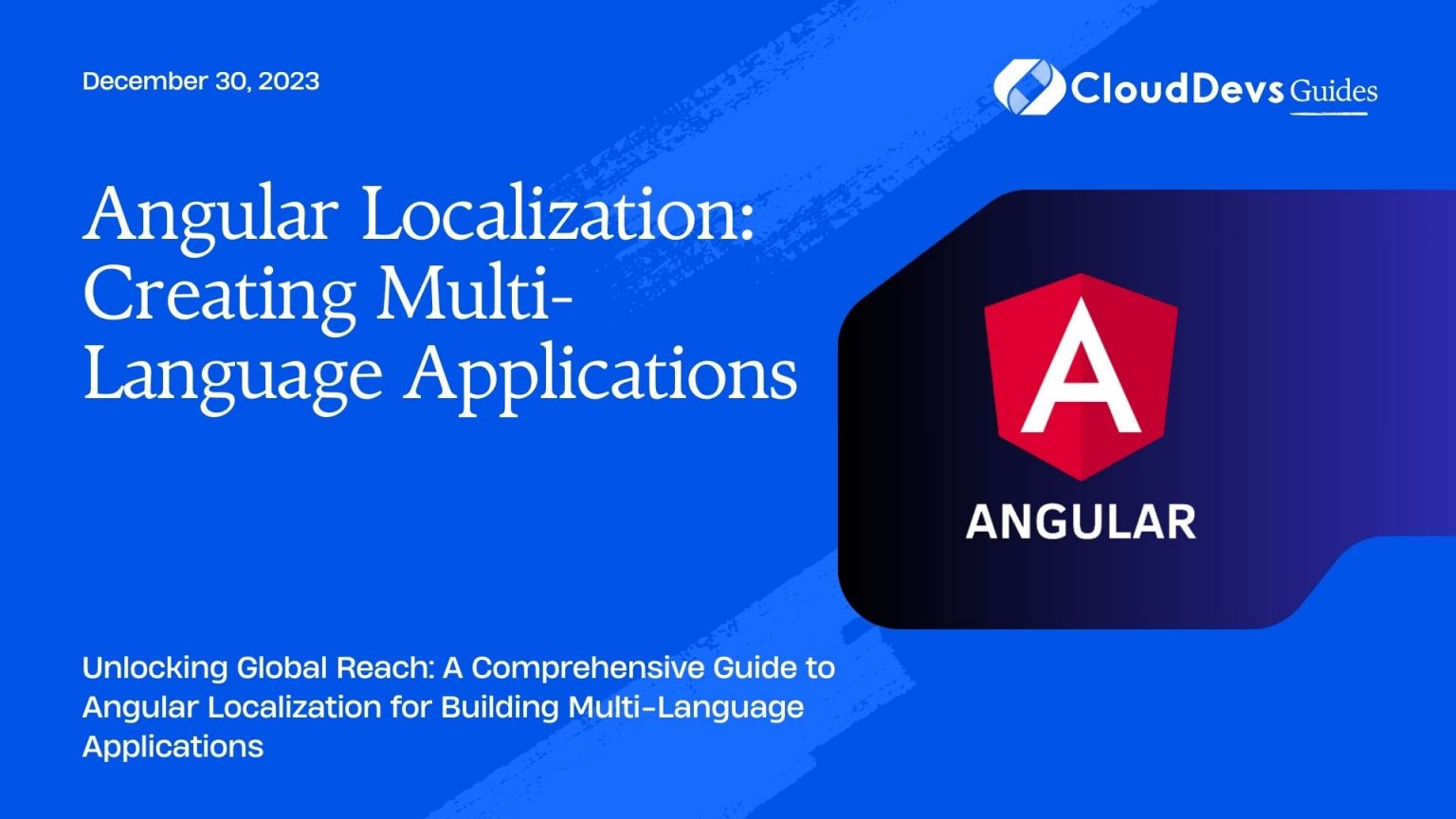 Angular Localization Creating Multi Language Applications