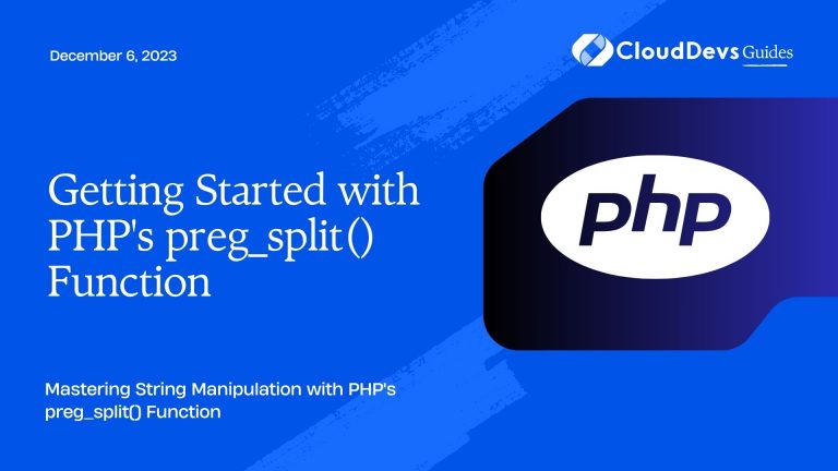 Getting Started with PHP's preg_split() Function Getting Started with PHP's preg_split() Function