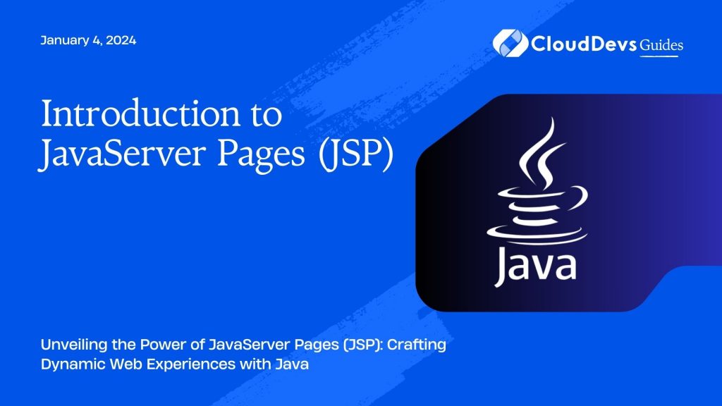 Introduction to JavaServer Pages (JSP) Introduction to JavaServer Pages (JSP)
