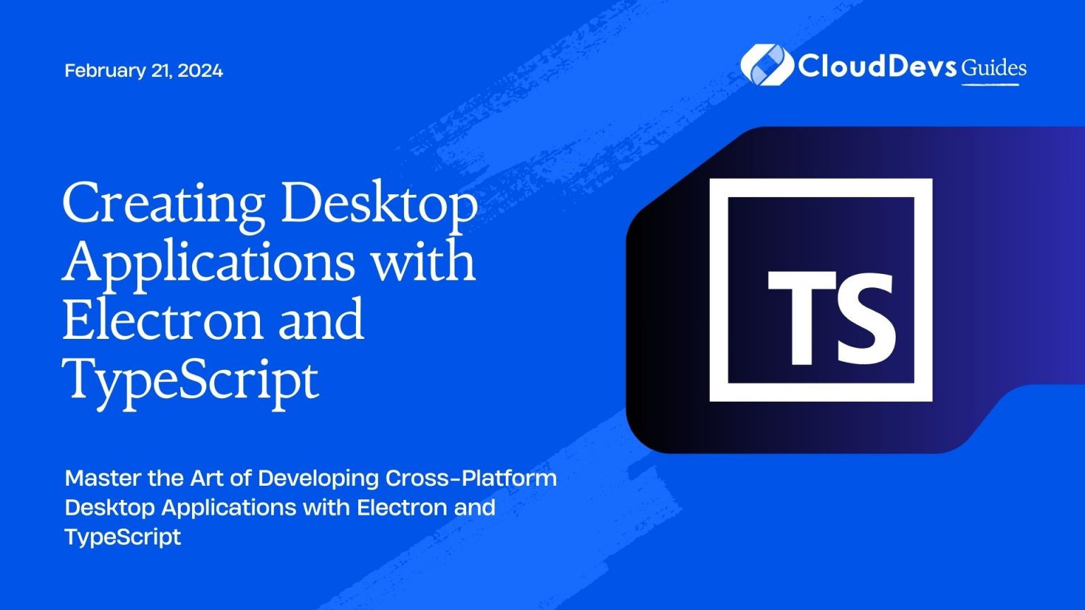 Creating Desktop Applications with Electron and TypeScript Creating Desktop Applications with Electron and TypeScript