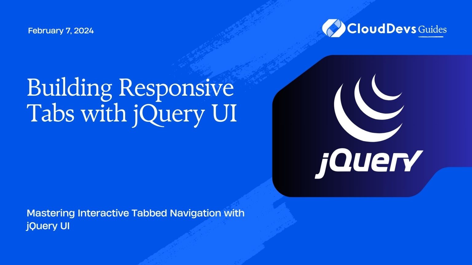 Building Responsive Tabs with jQuery UI