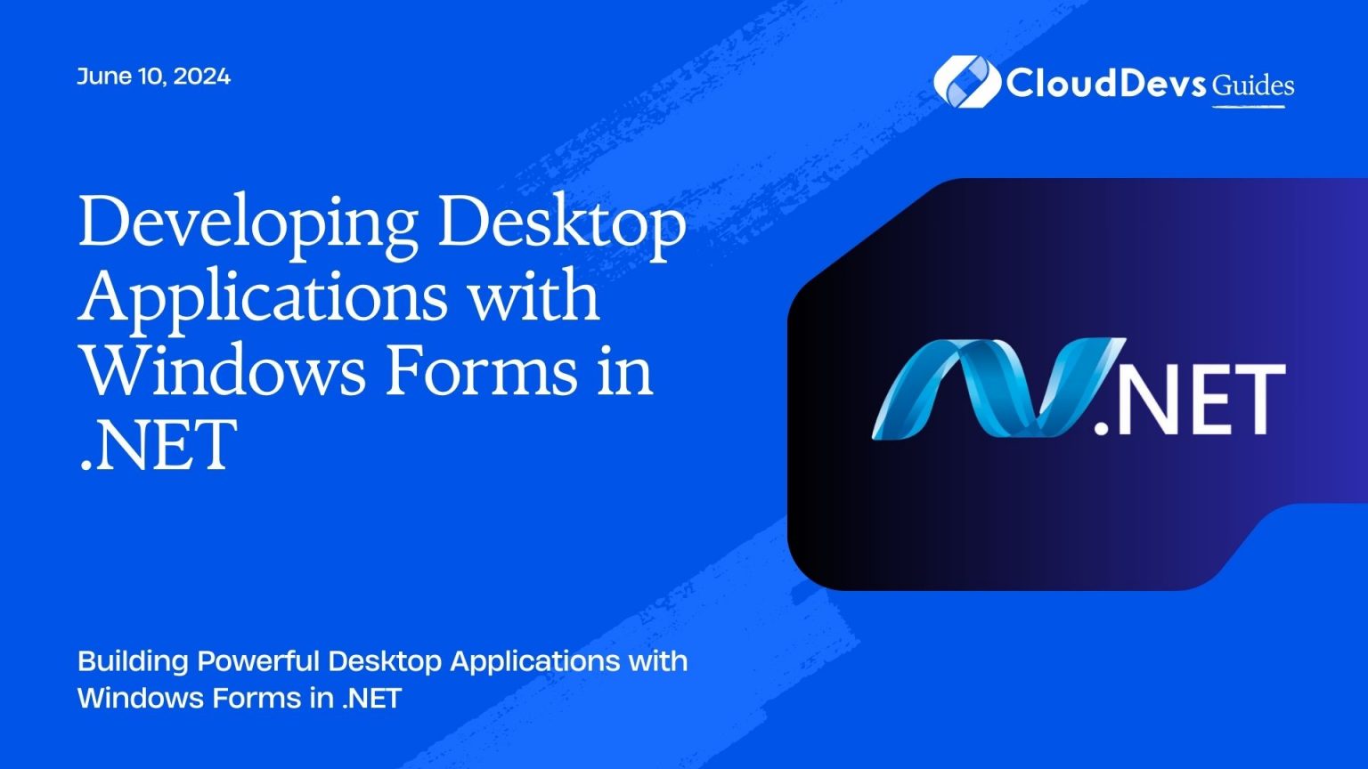 Developing Desktop Applications with Windows Forms in .NET