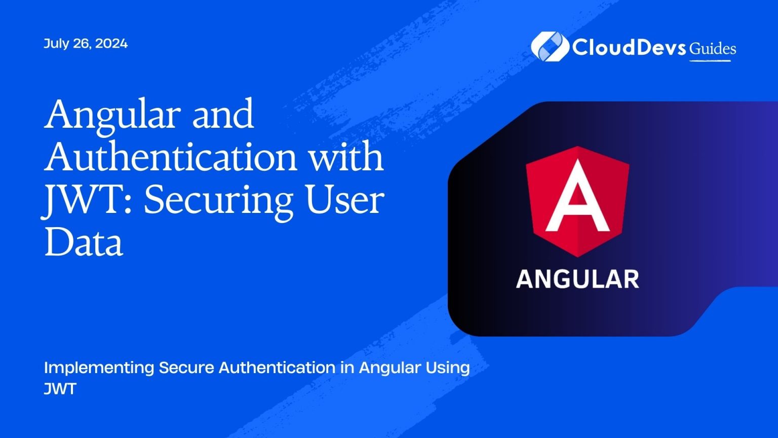 Angular And Authentication With Jwt Securing User Data